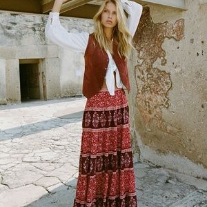 Arnhem Skirts | Gypsy Meika Rose Floral Songbird Maxi Skirt | Poshmark